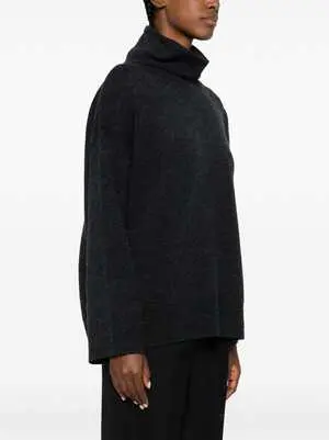 Aspesi Roll-neck Cashmere Jumper - Grey