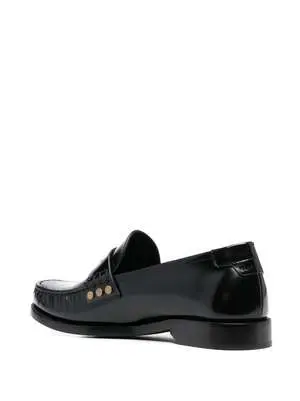 Saint Laurent Leather Penny Loafers