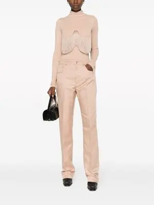 Sportmax High-waisted Straight-leg Trousers