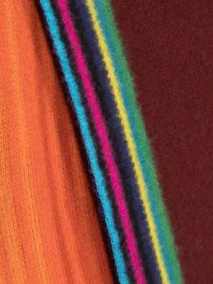 Paul Smith Striped-edge Wool Scarf