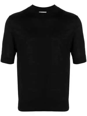 BALLANTYNE Fine-knit Wool T-shirt