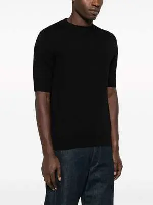 BALLANTYNE Fine-knit Wool T-shirt