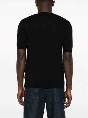 BALLANTYNE Fine-knit Wool T-shirt