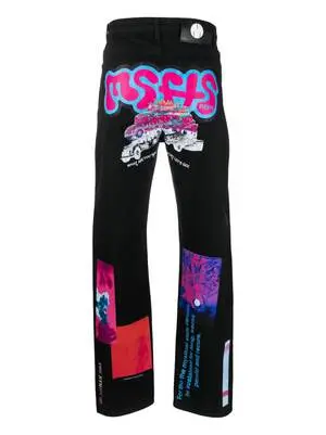 MSFTS Graphic-print Trousers