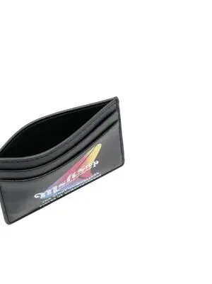 MSFTS Logo-print Faux-leather Cardholder
