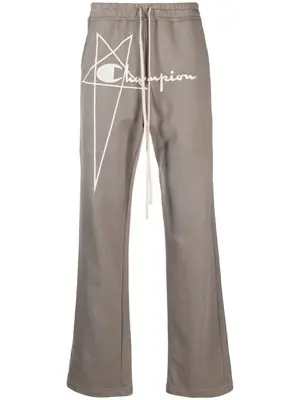 Rick Owens X Champion Dietrich Logo-embroidered Track Pants