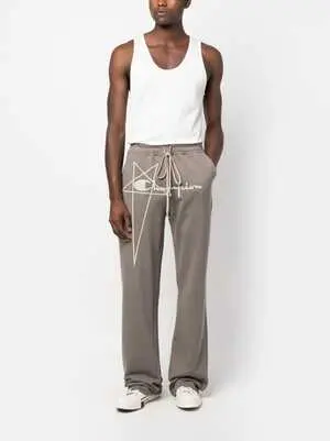 Rick Owens X Champion Dietrich Logo-embroidered Track Pants