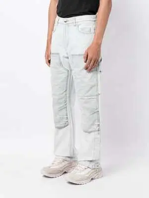Amiri Jacquard Carpenter Jeans - Blue