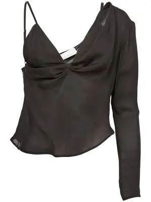 Fleur Du Mal Ruched Blouses