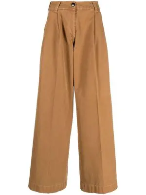 GABRIELE PASINI High-waisted Wide-leg Trousers