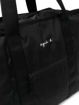 AGNÈS B. Rectangular Logo-print Luggage