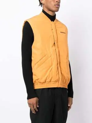 COUNTY OF MILAN Marcelo Burlon Logo-print Padded Gilet