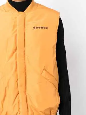 COUNTY OF MILAN Marcelo Burlon Logo-print Padded Gilet