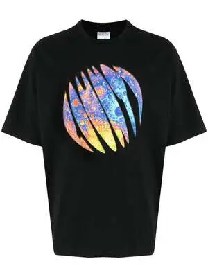 COUNTY OF MILAN County Lunar Cotton T-shirt - Black