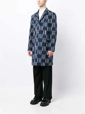 Off-White Shibori Jacquard Coat