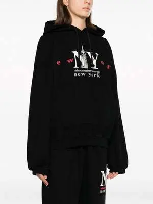 Alexander Wang Logo-print Hoodie