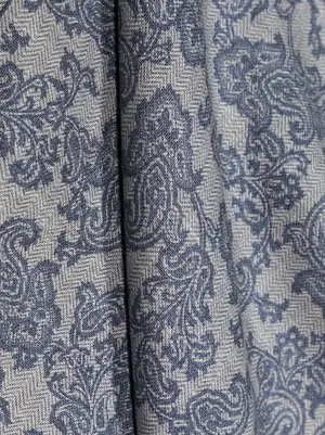 Brunello Cucinelli Paisley-print Silk Pocket Square - Blue