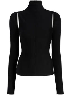 Khaite The Marlowe Wool Sweatshirt - Black