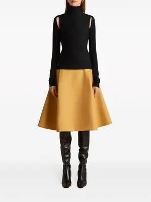 Khaite The Marlowe Wool Sweatshirt - Black