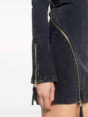 Blumarine Off-shoulder Denim Dress