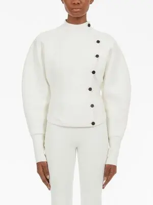 FERRAGAMO Asymmetric Knitted Jacket
