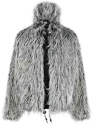 Dolce & Gabbana Funnel-neck Faux-fur Jacket