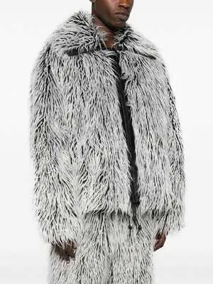 Dolce & Gabbana Funnel-neck Faux-fur Jacket