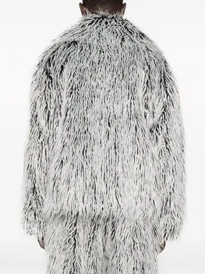 Dolce & Gabbana Funnel-neck Faux-fur Jacket