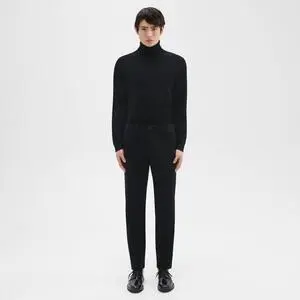 Theory Classic-fit Cotton Moleskin Pant - Black