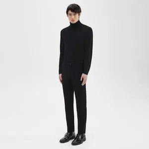 Theory Classic-fit Cotton Moleskin Pant - Black