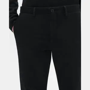 Theory Classic-fit Cotton Moleskin Pant - Black