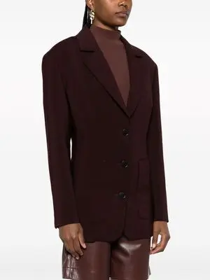 LANVIN Single-breasted Blazer - Red