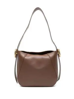 LANVIN Melodie Leather Shoulder Bag - Brown