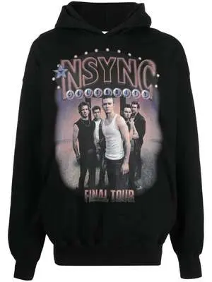 1989 STUDIO Nsync Graphic Print Hoodie