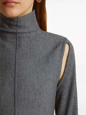 Khaite The Marlowe Wool Sweatshirt - Grey