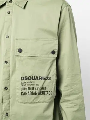 Dsquared2 Logo-detail Cotton Shirt