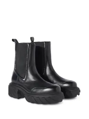 Off-White Tractor Leather Boots