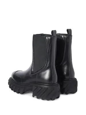 Off-White Tractor Leather Boots