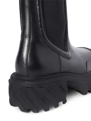 Off-White Tractor Leather Boots