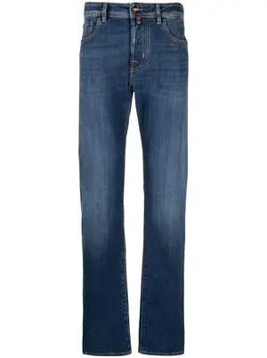 Jacob Cohen Raw Edge Hem Jeans For Men
