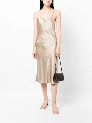 Voz Scoop Neck Sleeveless Dress - Neutrals