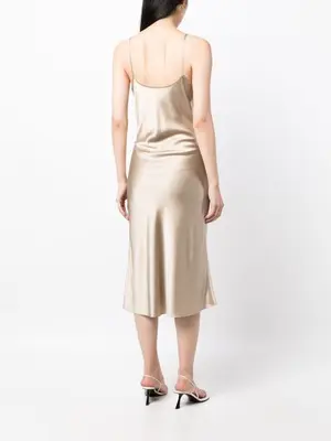 Voz Scoop Neck Sleeveless Dress - Neutrals
