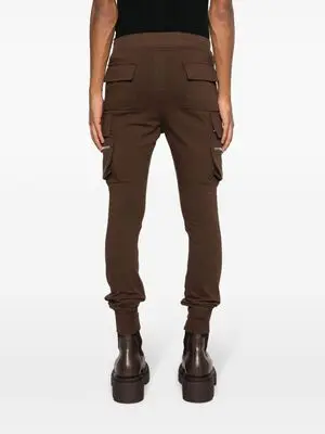 Rick Owens Drawstring Drop-crotch Track Pants - Brown