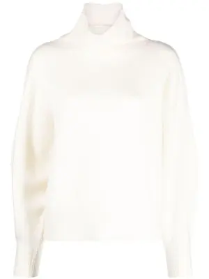 Zimmermann Lyrical Brushed Wool-cashmere Jumper - White