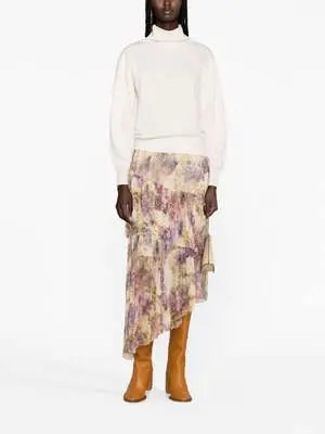 Zimmermann Lyrical Brushed Wool-cashmere Jumper - White