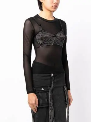 Vaquera Mesh Long-sleeved Top