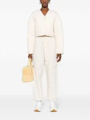 JIL SANDER Drawstring-waist Cotton Track Pants