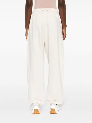 JIL SANDER Drawstring-waist Cotton Track Pants
