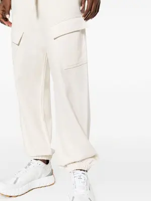 JIL SANDER Drawstring-waist Cotton Track Pants