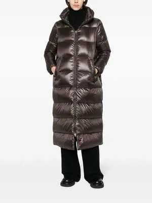 Herno Funnel-neck Down Coat - Brown